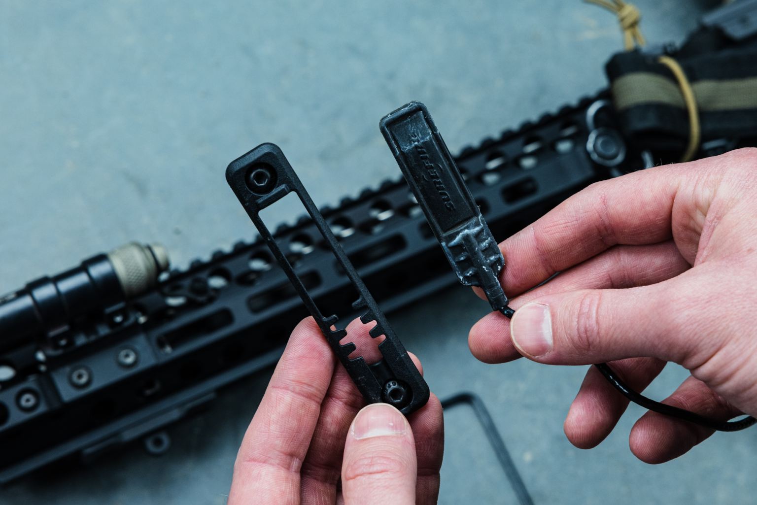 Magpul M-LOK Tape Switch Mounting Plate – SureFire ST – T.REX ARMS