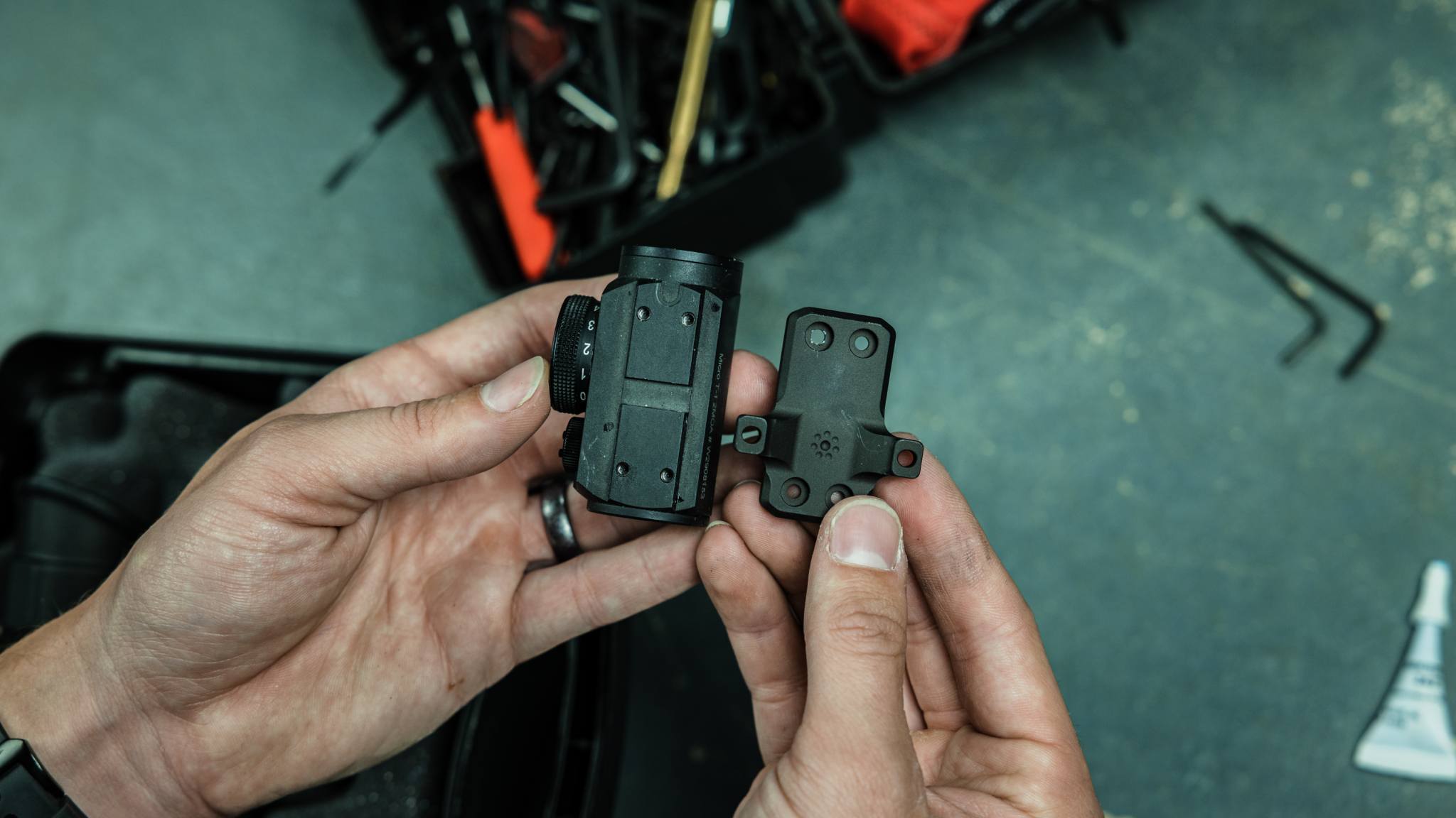 T.REX Aimpoint Micro Front Mount for ACOG – T.REX ARMS