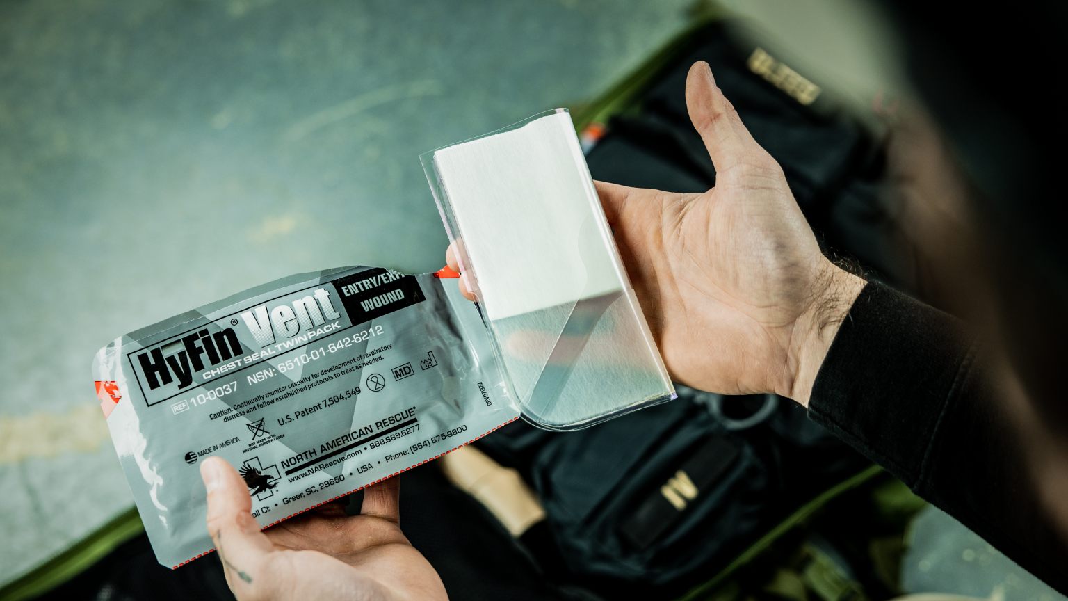 NAR HyFin Vent Chest Seal – T.REX ARMS