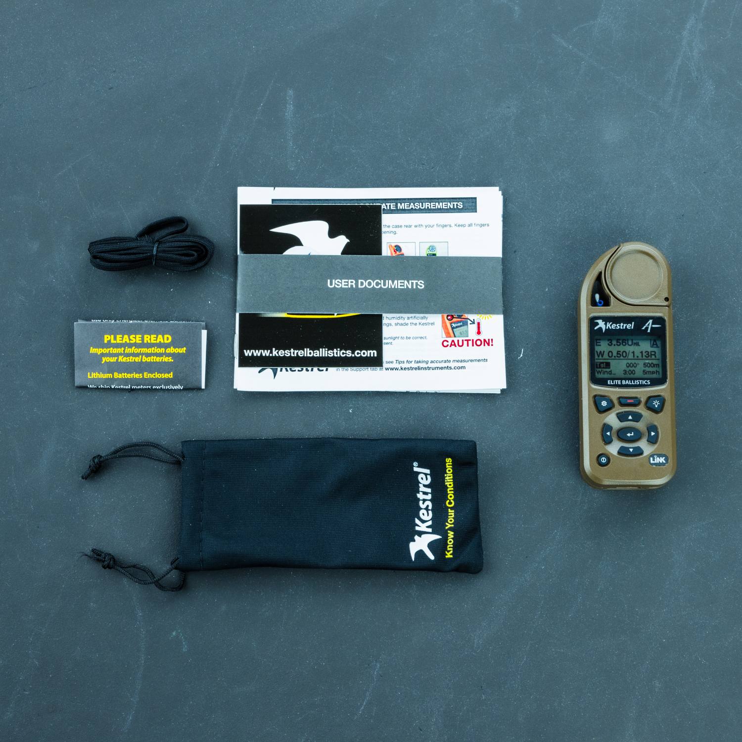 Kestrel 5700 Elite Weather Meter with Applied Ballistics and LiNK – T ...