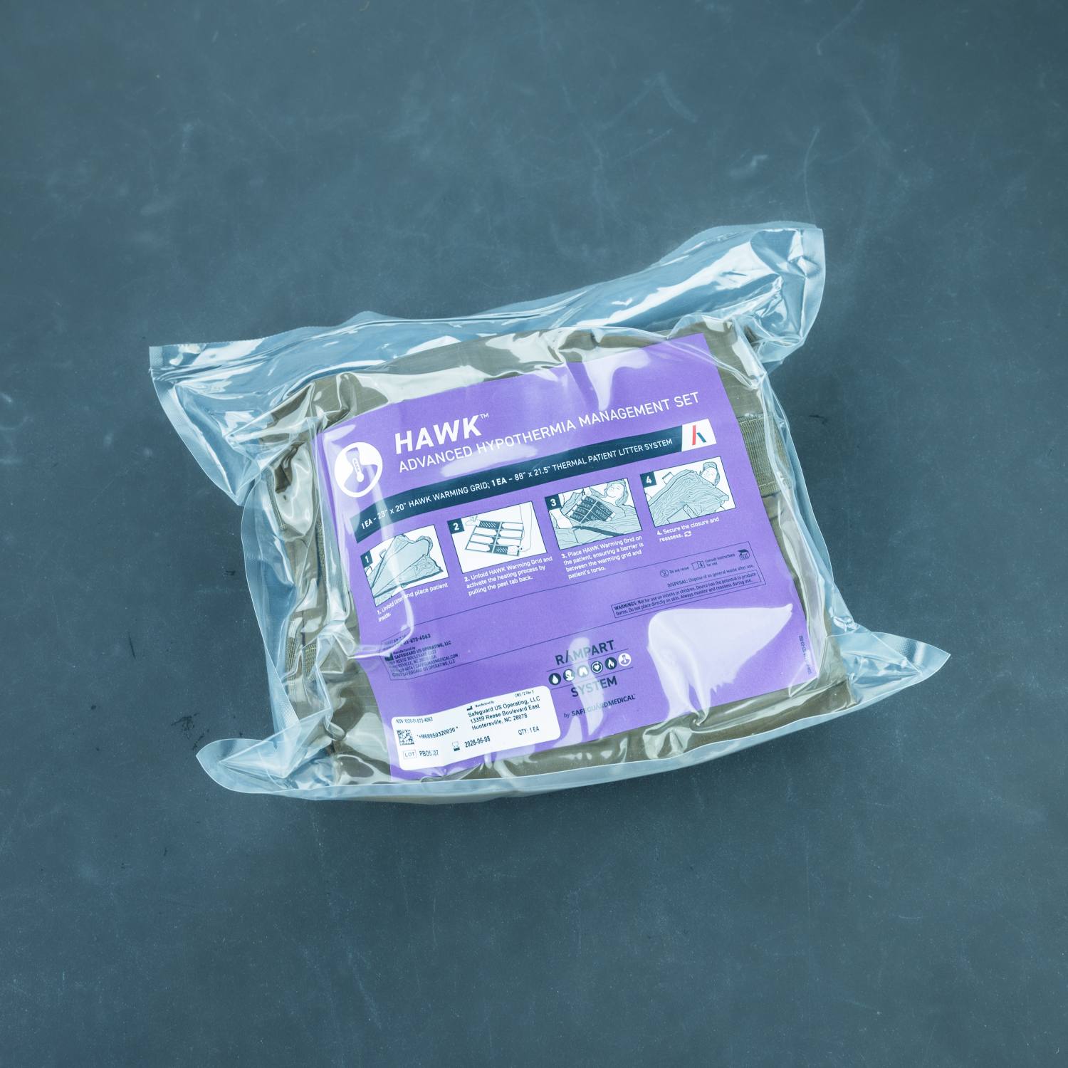 Safeguard Medical HAWK Advanced Hypothermia Management Set – T.REX ARMS