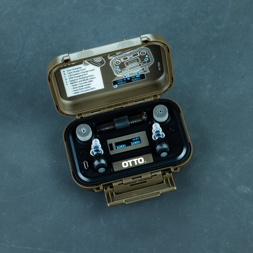 OTTO NoizeBarrier Micro Electronic Earplugs – T.REX ARMS