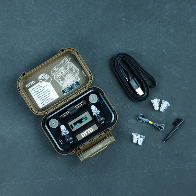 OTTO NoizeBarrier Micro Electronic Earplugs – T.REX ARMS