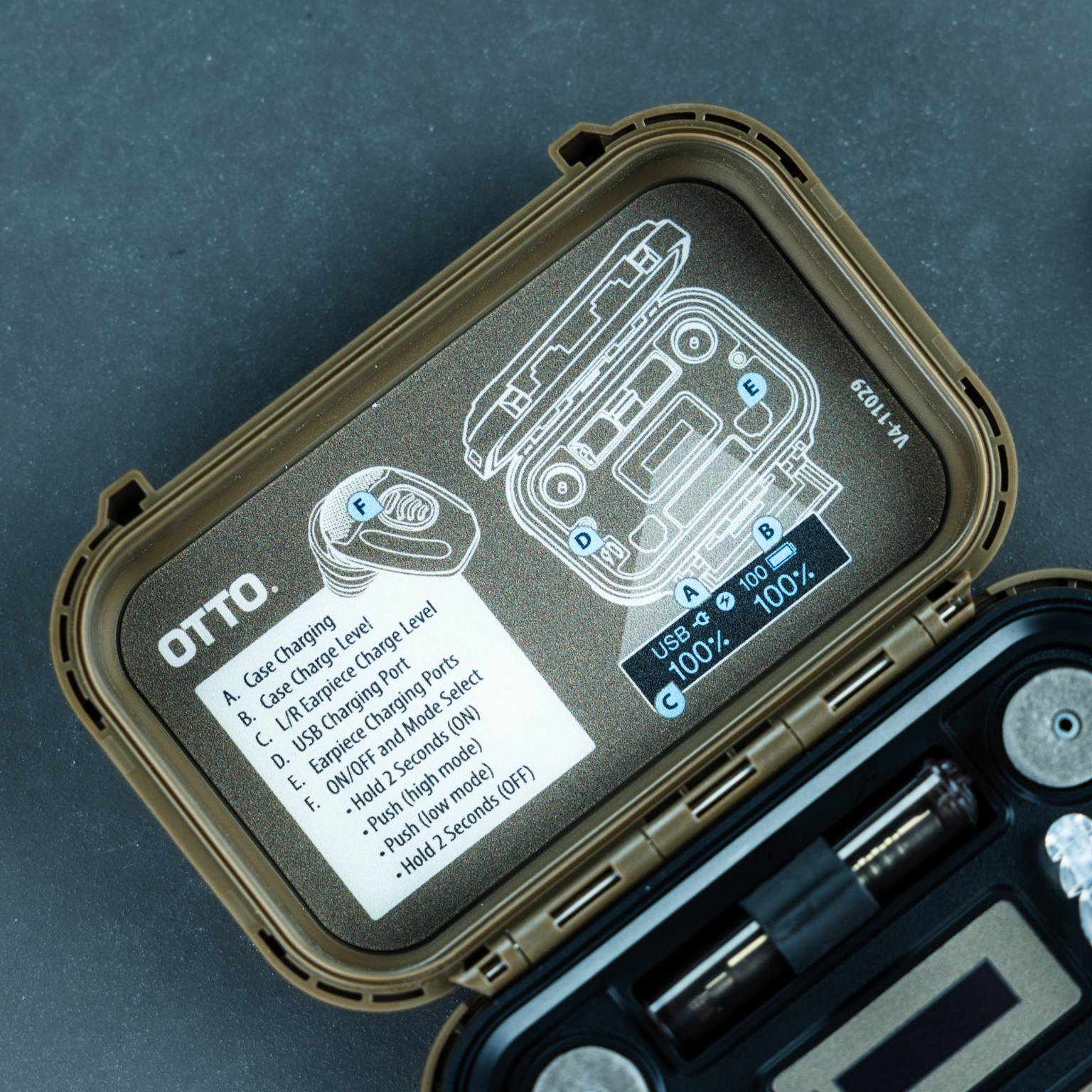 OTTO NoizeBarrier Micro Electronic Earplugs – T.REX ARMS